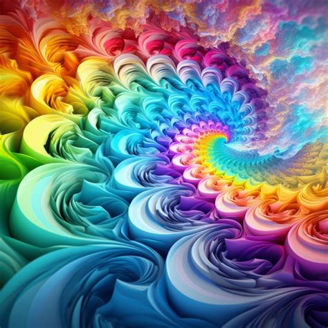 Premium Photo Mystical Kaleidoscope Unveiling The Enigma Of Rainbow