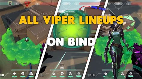 20 Viper Lineups On Bind 2024 VALORANT YouTube