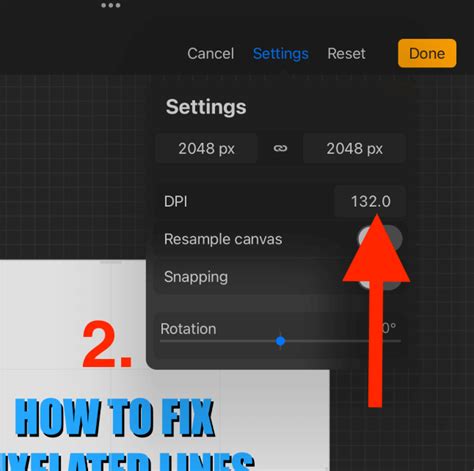 How To Fix Pixelated Lines In Procreate Steps