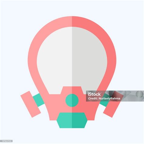 아이콘 산소 마스크 소방관 기호와 관련이 있습니다 플랫 스타일 심플한 디자인 편집 가능 간단한 일러스트레이션 0명에 대한 스톡 벡터 아트 및 기타 이미지 Istock