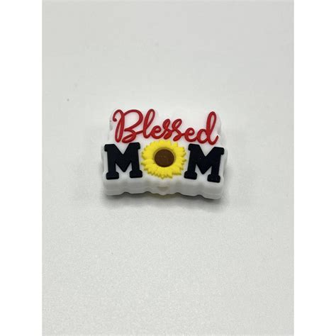 Blessed Mom Silicone Focal Beads Beadable Bliss