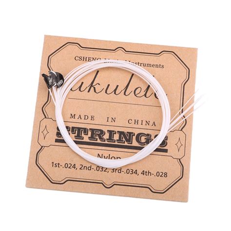 White Nylon Ukulele Strings For Ukulele Guitar Par Vicedeal