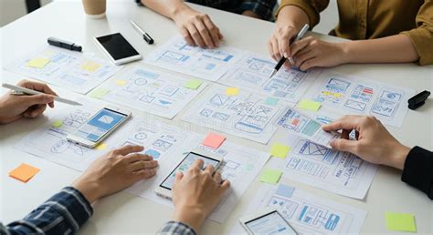 Mobile App Design Collaboration Wireframes And User Interface