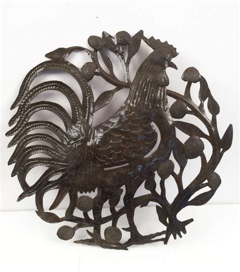 Hai Anski Epovima Umjetnosti Veliki Kurac Pijetao Umjetnosti Hai Anski Metalni Zid Skulptura Od