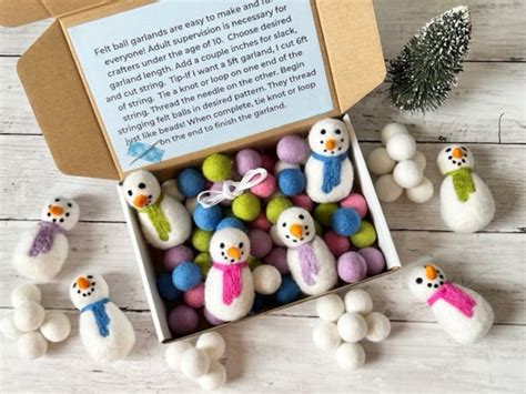 20 Festive Diy Christmas Craft Kits Etsy Exclusive