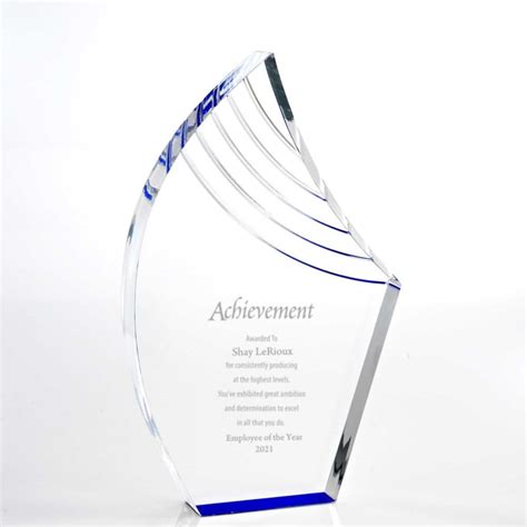 Blue Reflection Acrylic Award Peak Baudville