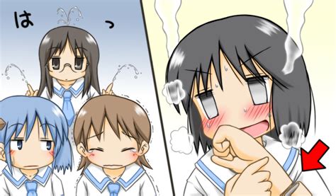 Safebooru Black Eyes Black Hair Blue Eyes Blue Hair Blush Brown Hair