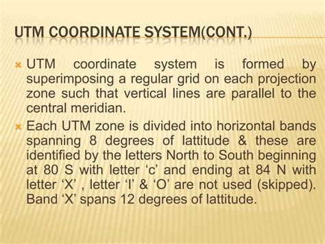 Geographic Coordinate System And Map Projection Pptx Geography Science