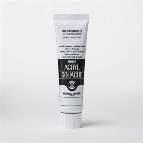 ターナー色彩 ターナー アクリルガッシュ 40ml a0 ミキシングホワイト ag040000 コジマyahoo 店 通販