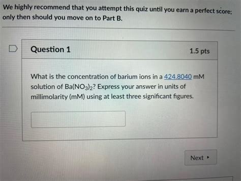 Solved A ML Aqueous Solution Of MMSr OH Is Chegg Com