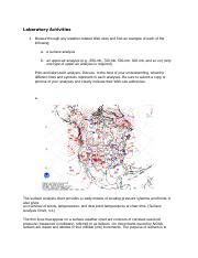 Laboratory Activitie Week Docx Laboratory Activities Browse Through Any Weather Related