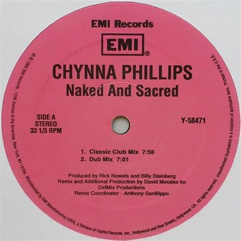 Chynna Phillips Naked And Sacred Vinyl 12 VinylHeaven Your