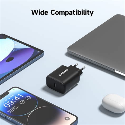 FoneKit GaN PD W Verkkovirtalaturi USB C Musta Verkkokauppa