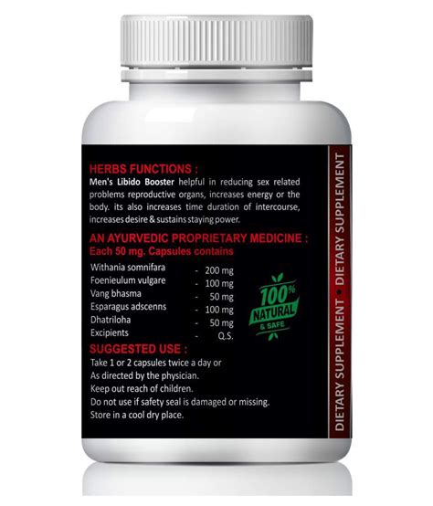 Inlazer Men Stamina Booster Capsule 60 Nos Pack Of 1 Buy Inlazer Men