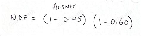 Solved What Is The Correct Equation To Calculate The Net De Algebra