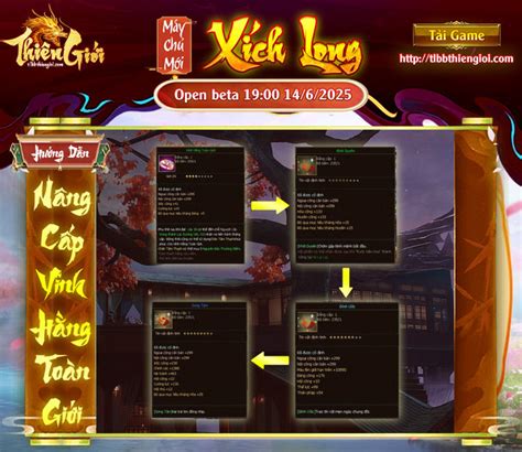 Thông báo Ra mắt trang bị thứ Ngọc Liên Tâm TL Thiên Giới