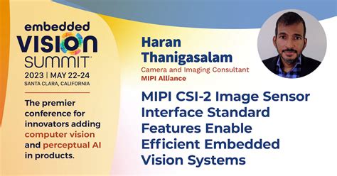 Mipi Csi 2 Image Sensor Interface Standard Features Enable Efficient Embedded Vision Systems