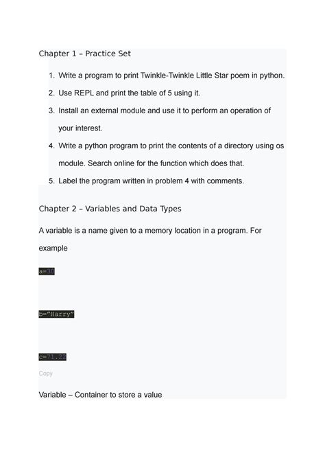 C 1 2 Lecture Notes 2 Chapter 1 Practice Set Write A Program To
