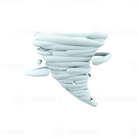 3d Rendering Tornado Icon 3d Render Hurricane Icon Tornado 22287807 Png