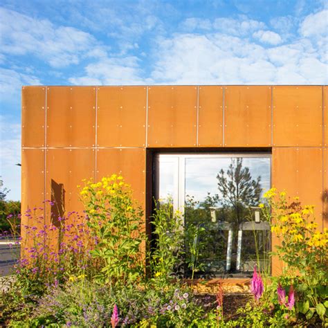 Corten Steel Wall Cladding Decorative Facade Gnee Garden