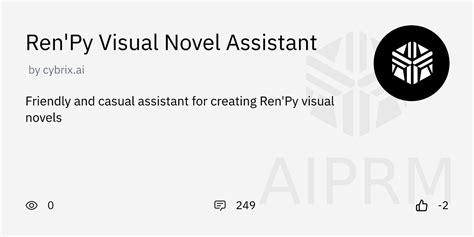 GPT Ren Py Visual Novel Assistant By Cybrix Ai AIPRM For ChatGPT