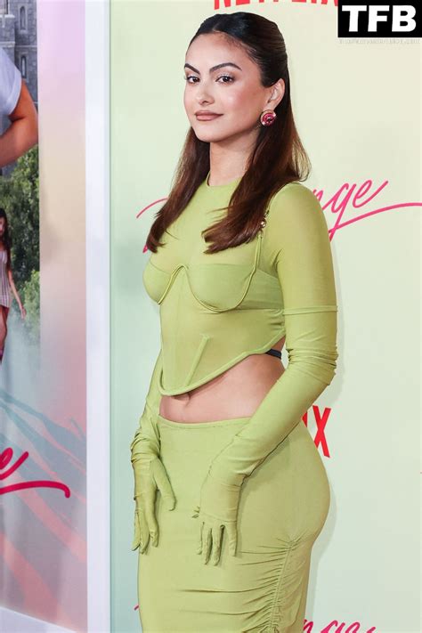 Camila Mendes Wearing Versace Attends The La Special Screening Of Netflixs Do Revenge