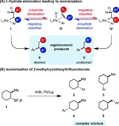 A Isomerization Via β Hydride Eliminationreinsertion B Product
