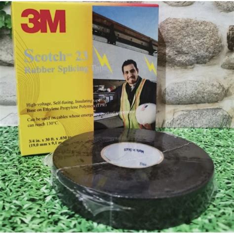 Jual 3m Scotch 23 Rubber Splicing Tape Isolasi Electrical Isolasi