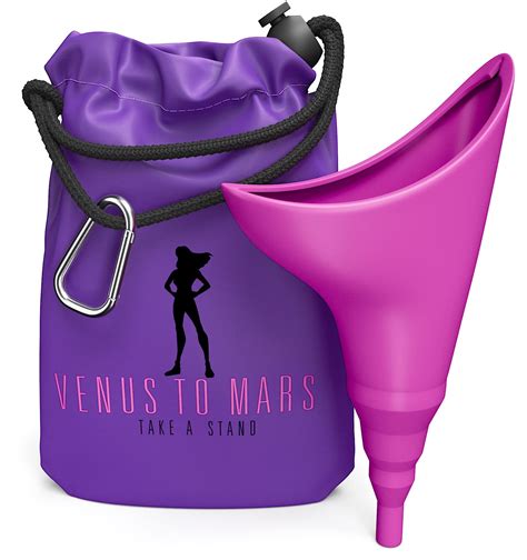 Venus To Mars Silicone Female Urination Device Portable Womens Pee Funnel For Travel