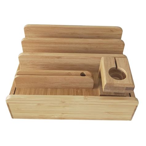 Wood Phone Stand Charging Dock Charge Station Hold Grandado