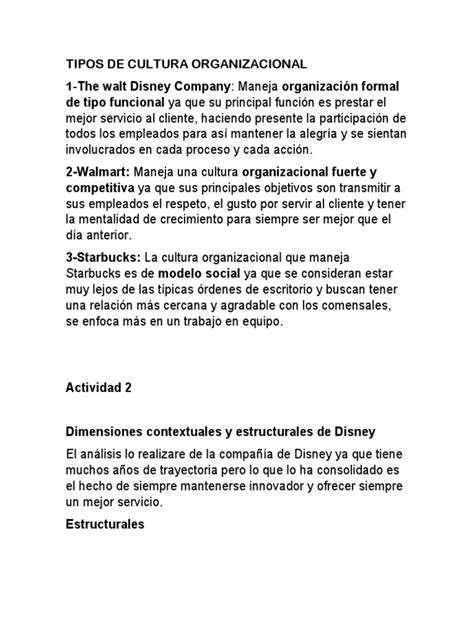 Tipos De Organizaciones Pdf