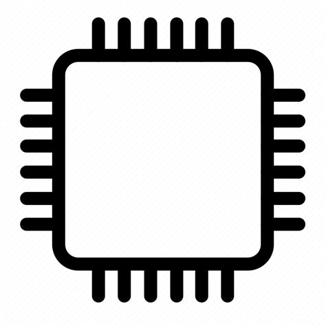 Arduino Atmega Electronics Microcontroller Microprocessor Ram Icon