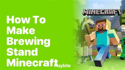 How To Make A Brewing Stand In Minecraft Playbite