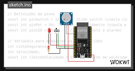 Cintoalarme Wokwi Esp32 Stm32 Arduino Simulator