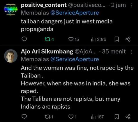 Taliban Yang Dituduh Teroris Radikal Berbahaya Bla Bla Bla Ehh Turis