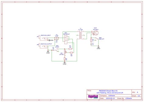Passive Direct Box Oshwlab