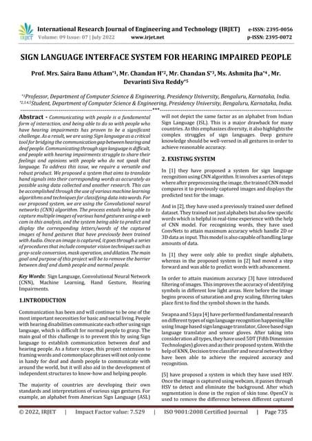 sign language recognition system pptx