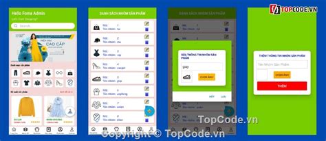 ANDROID JAVA SQLITE BÁO CÁO WORD App bán hàng thời trang android
