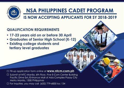 Seaman Online The Nsa Philippines Cadet Program Is
