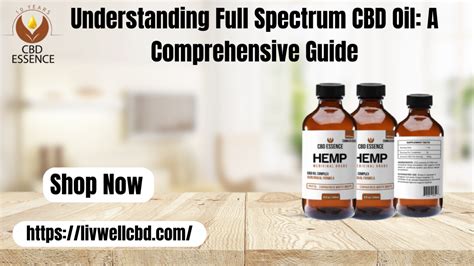Understanding Full Spectrum Cbd Oil A Comprehensive Guide Community