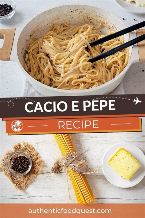 Authentic Cacio E Pepe Recipe 3 Ingredient Foolproof