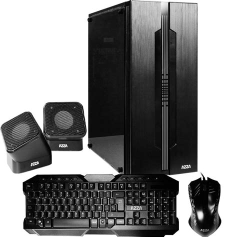 Gabinete Kit Gamer Azza Fortaleza Ii C Fuente W Mouse Teclado
