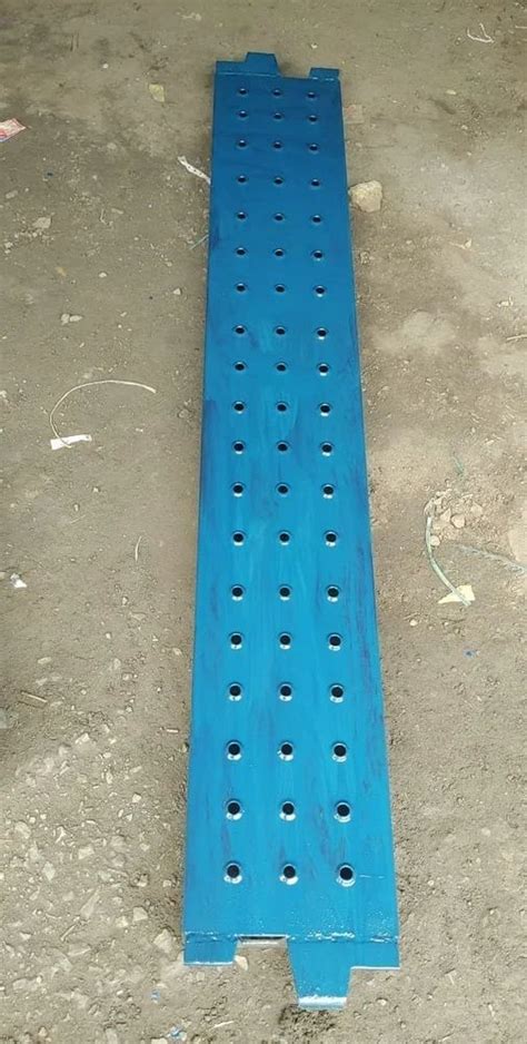 Blue Mild Steel Slotted Scaffolding Walkway Plank At Rs 72 Kg In New Delhi