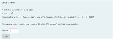 this question can t be ﻿solved by ﻿integrating on an