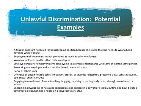 Harassment And Discrimination Training Pptx Harassment And Discrimination Training Pptx