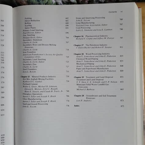 Air Pollution Engineering Manual