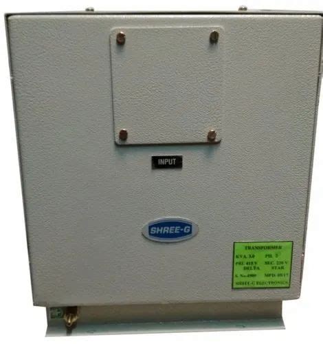 Dry Type 50 Hz Three Phase Step Down In Box Transformer Input Voltage