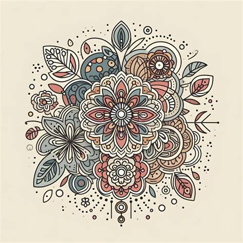 Design Of An Extra Small And Thin Line Art Of Floral Wall Art Include