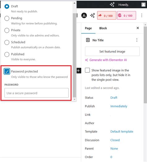How To Create A Password Protected Page In Wordpress Easy Method