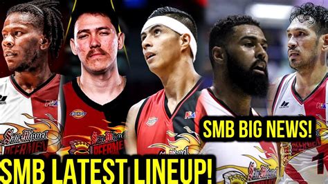 Pba Updates I San Miguel Beermen Official New Look Complete Line Up For
